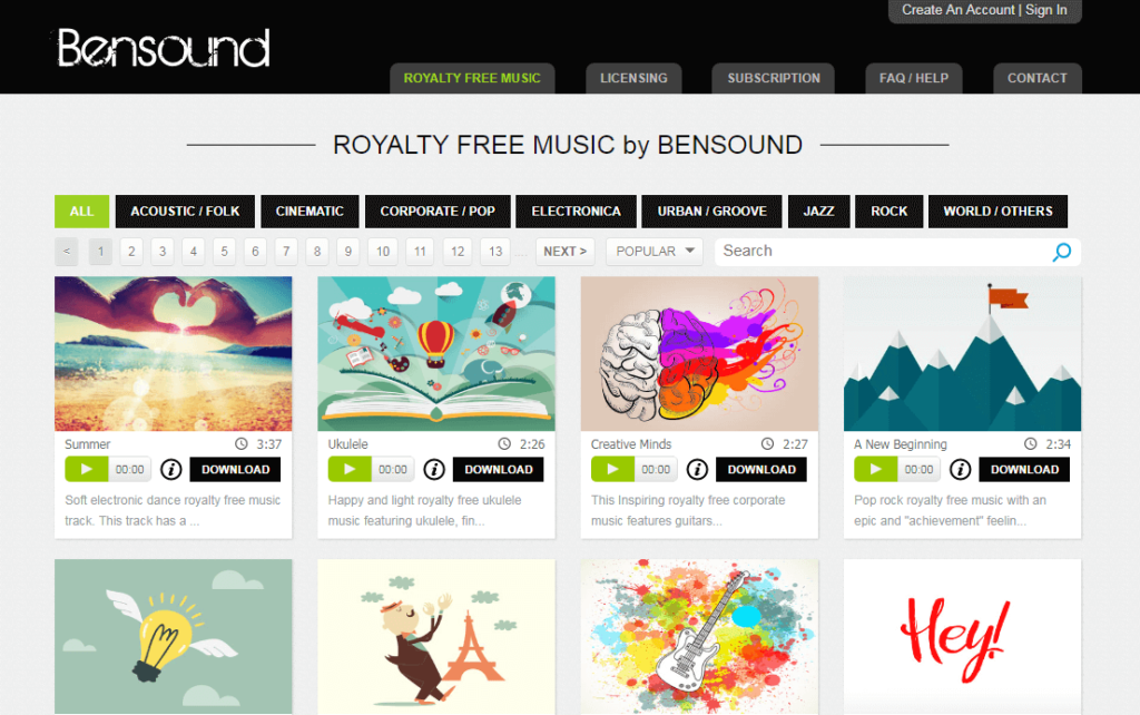 Top 27 Free Stock Music Websites (2025) - IdeaExplainers