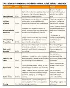 15 Free Video Script Templates to Kickstart your Next Project | Free ...